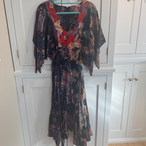 Dresses | Vintage Mixed Pattern Dress | Poshmark